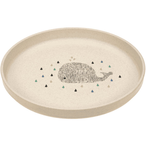 LÄSSIG Assiette enfant Little Water PP Whale | roseoubleu.fr