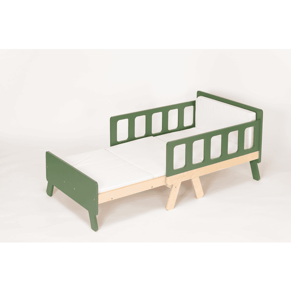 Family-SCL Lit enfant évolutif bois kaki 165x70 cm | roseoubleu.fr