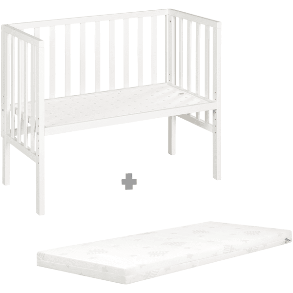 roba Cuna colecho safe asleep® 2 en 1 blanco con colchón - rosaoazul.es