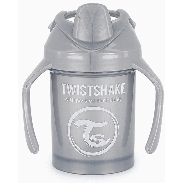 Twistshake Tasse enfant poignées Mini dès 4 mois PP 230 ml Pearl Grey | roseoubleu.fr