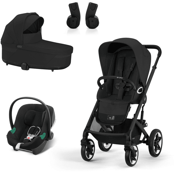 cybex GOLD 3 i 1-vogn Talos S Lux Black Moon Black Volcano Black ...
