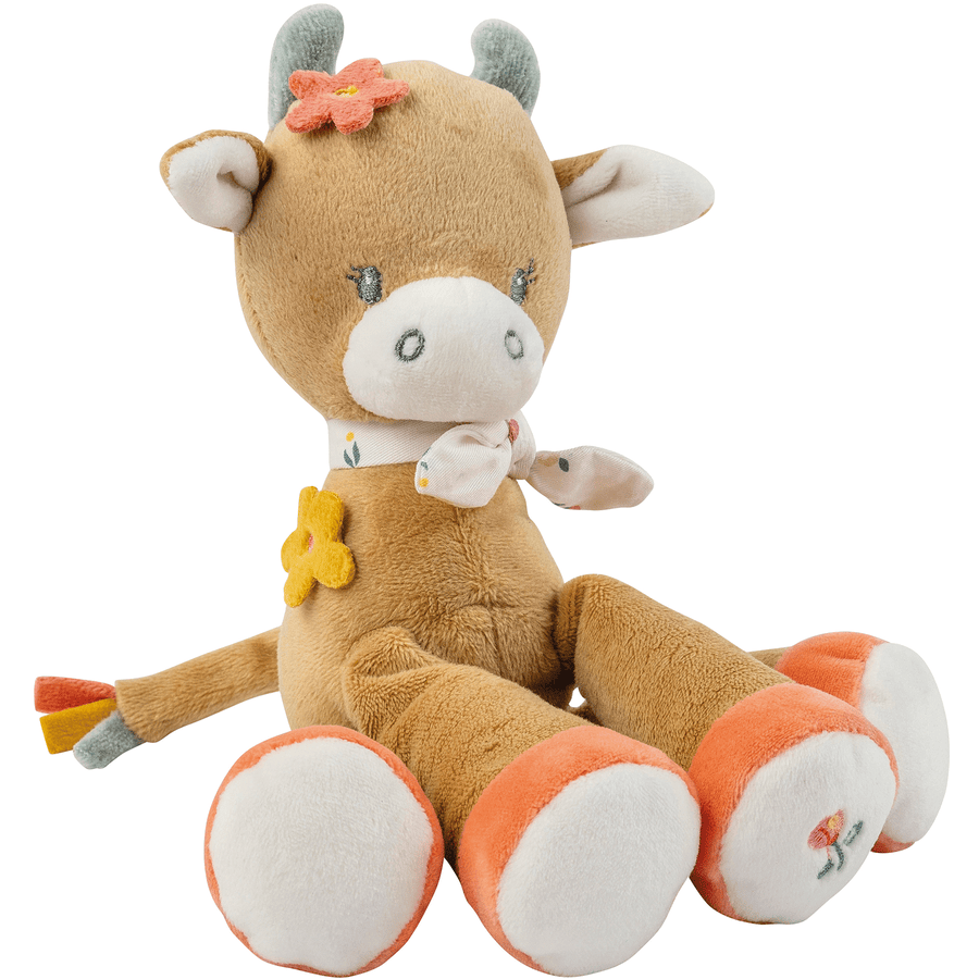 Nattou Peluche et hochet vache Mila | roseoubleu.fr