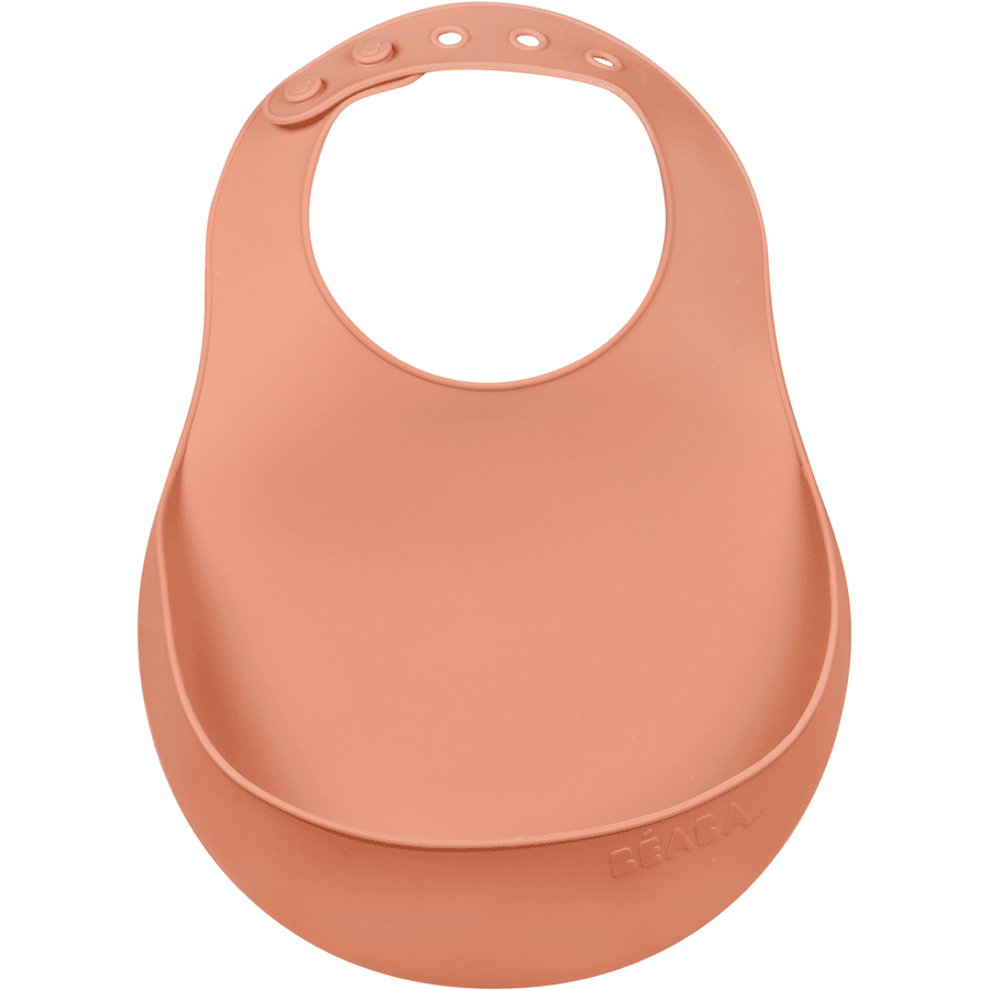 BEABA® Lätzchen aus Silikon - Terracotta - baby-markt.ch