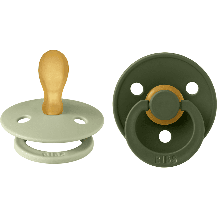 BIBS® Smokk Colour Symmetrisk smokk Sage & Hunter Green 6-18 måneder, 2 ...