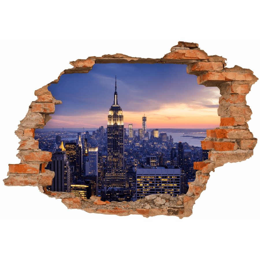 Nikima Wandtattoo 145 New York Empire State Building - Loch in der Wand ...