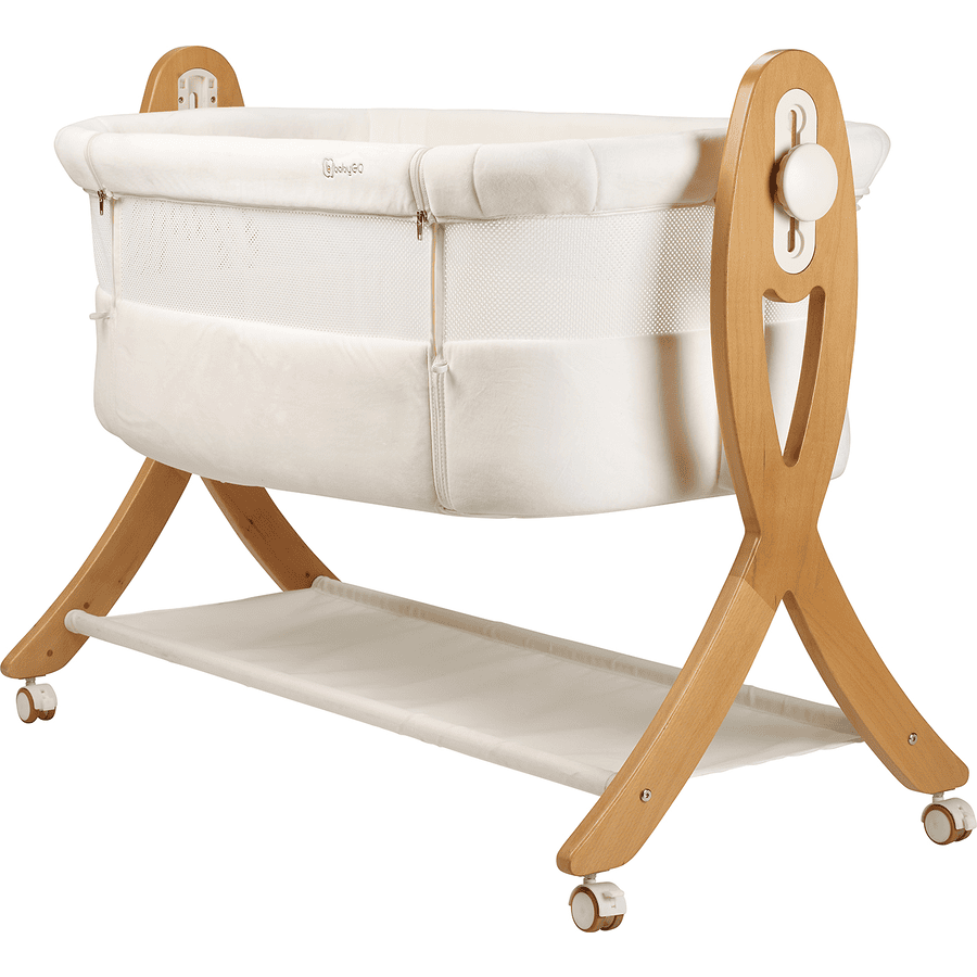 babyGO Lit cododo SidybySide crème 84x49 cm | roseoubleu.fr