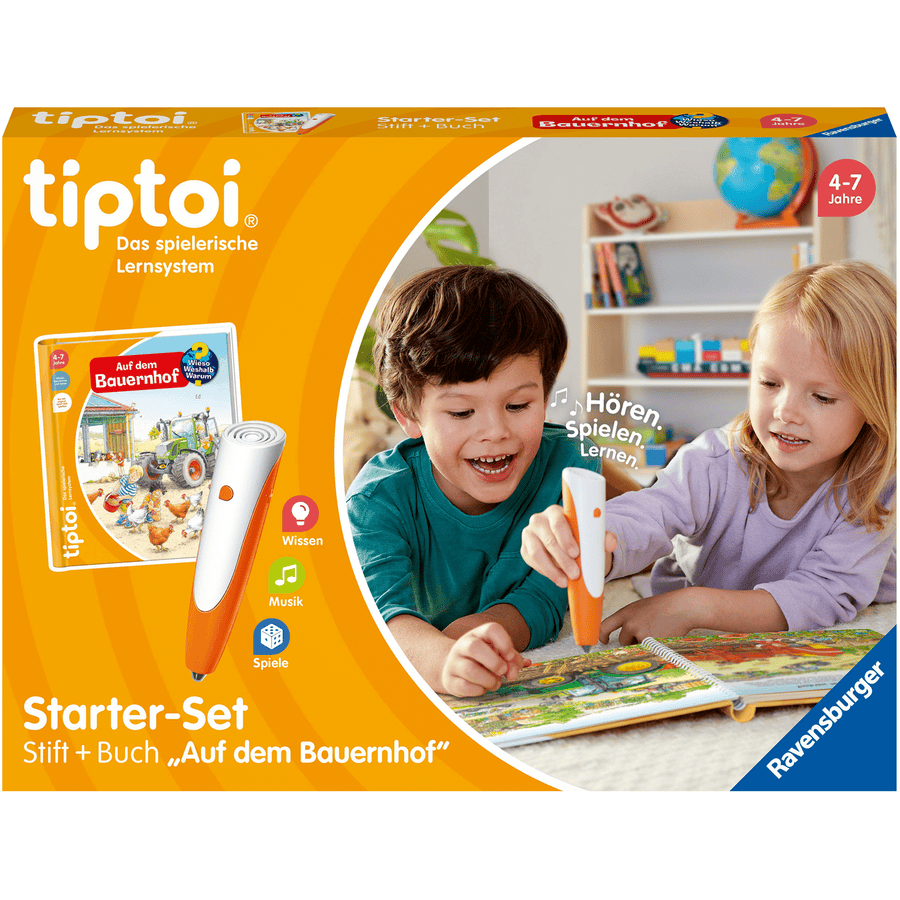 Ravensburger tiptoi® Starter-Set: Stift und Bauernhof-Buch - babymarkt.de